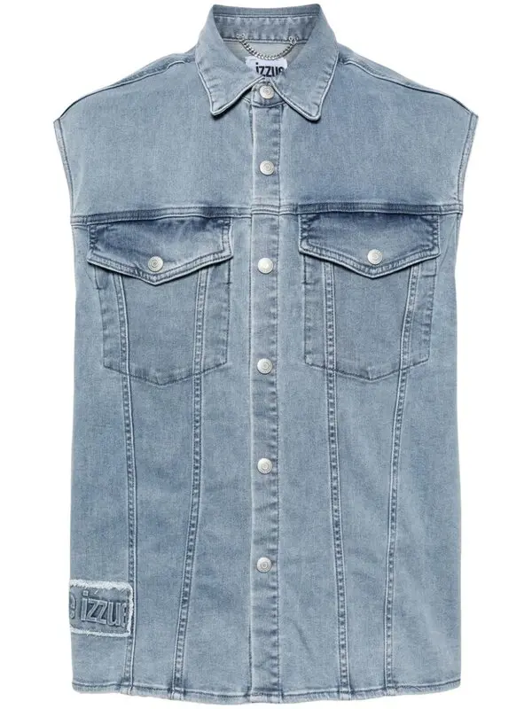 Izzue Sleeveless Denim Jacket