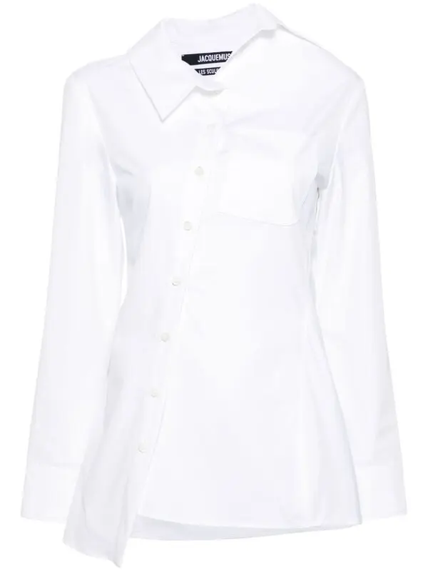 Jacquemus La Chemise Pablo Cotton Shirt - White