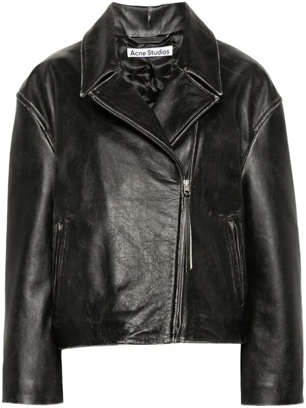 Acne Studios Distressed-effect Biker Jacket