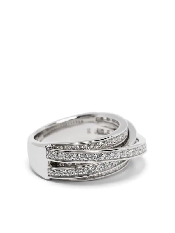Tom Wood Orb Slim Crystal Ring