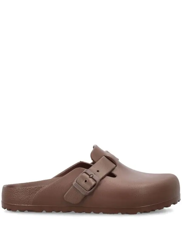 BIRKENSTOCK Boston Eva Buckle Slippers - Brown