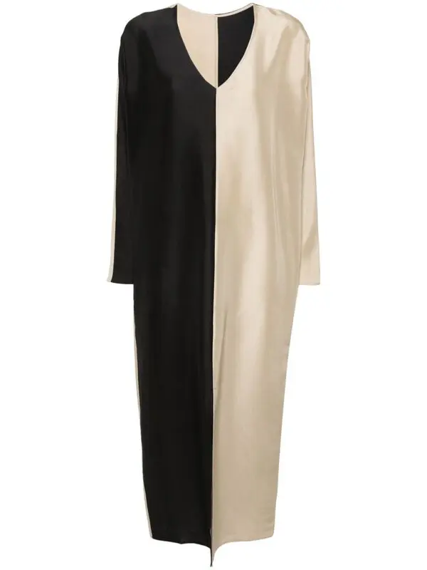 BY MALENE BIRGER Colourblock Silk Dress