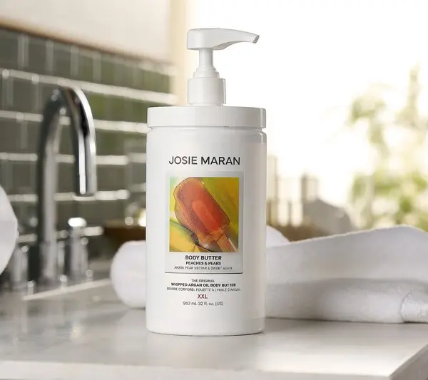 JOSIE MARAN More Than Mega 32oz Whipped Argan Oil Body Butter