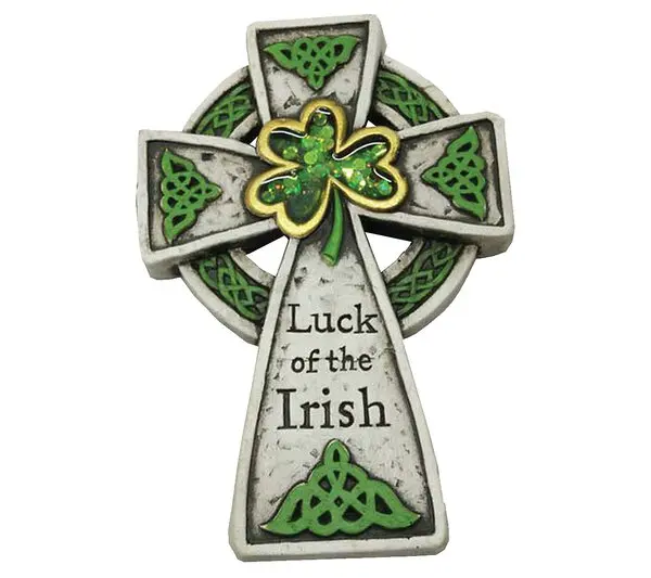 SANTA'S WORKSHOP 11.2' Cement Irish Cross