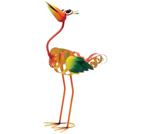 SANTA'S WORKSHOP 21.3' Iron Yellow Bird