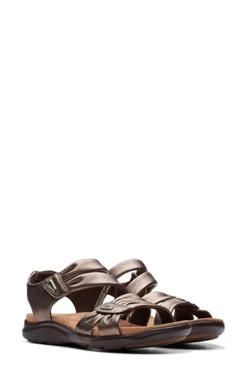 Clarks Kitly Ave Sandal - Bronze Leather