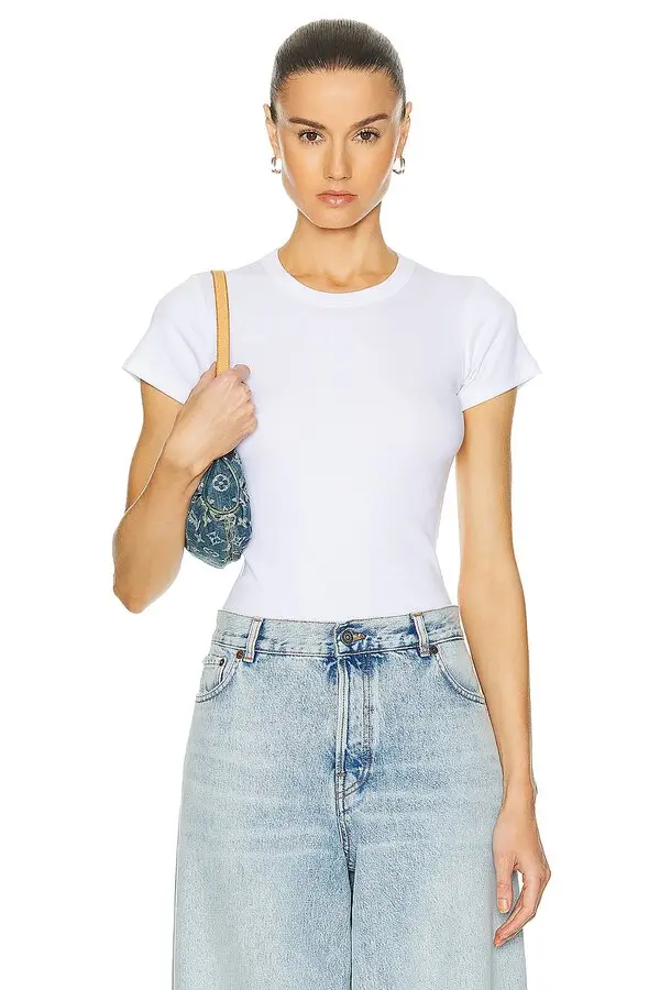 LESET Kelly Slim Fit Tee - White