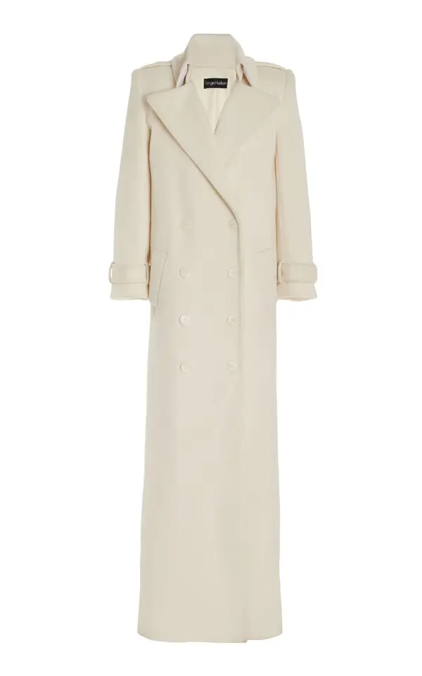 SERGIO HUDSON Wool Maxi Coat