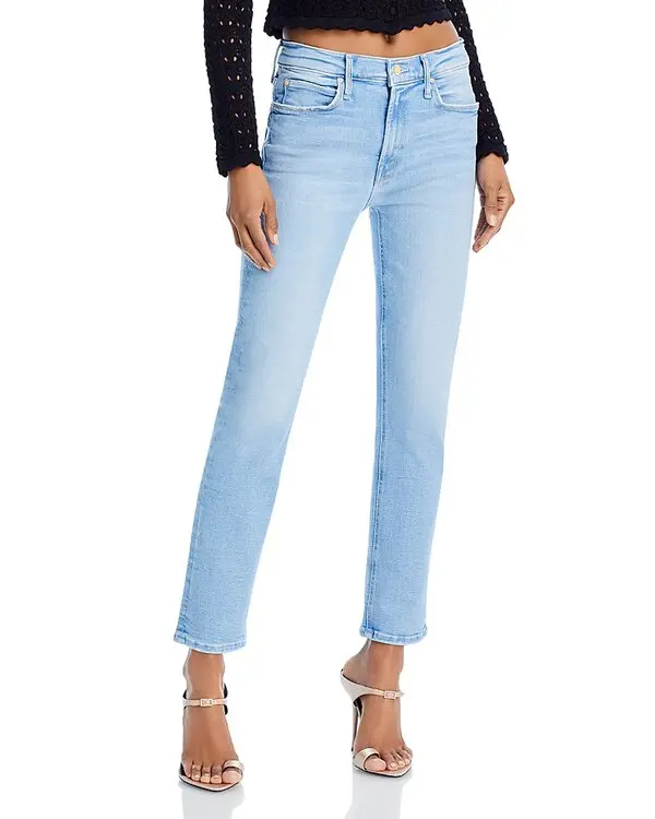 MOTHER The Mid Rise Dazzler Ankle Slim Jeans