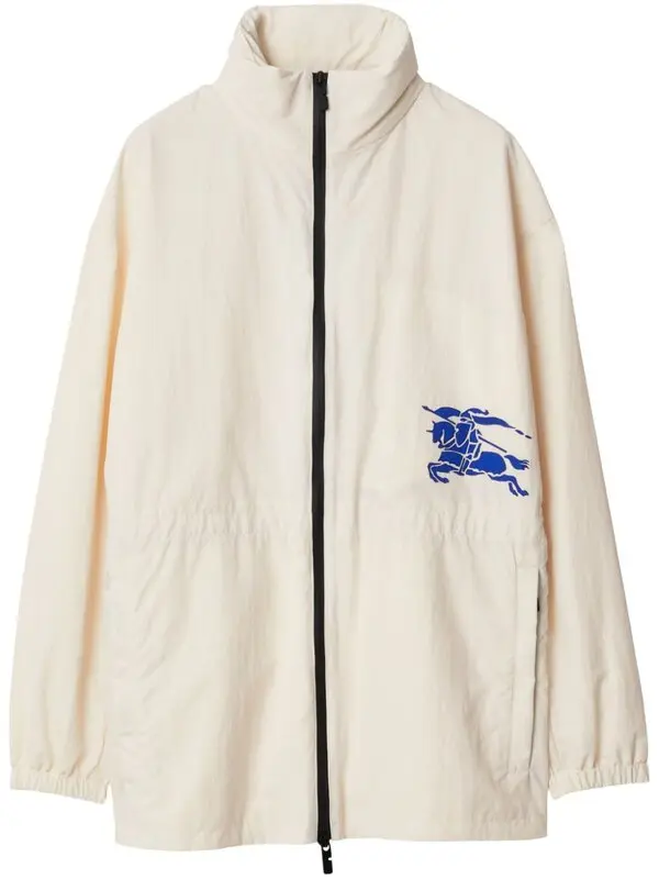 Burberry Equestrian Knight Appliqué Hooded Jacket
