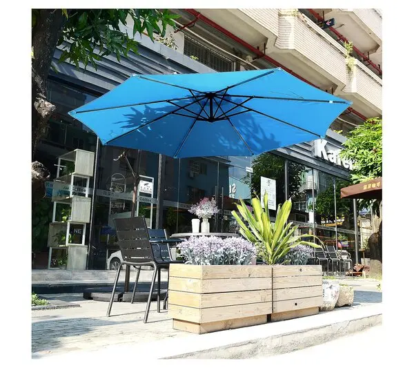 VILLACERA 10ft Offset Patio Cantilever Umbrella Vertical Tilt