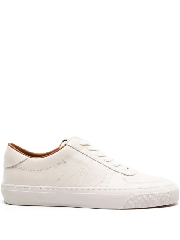 Moncler Monclub Leather Sneakers - Neutrals