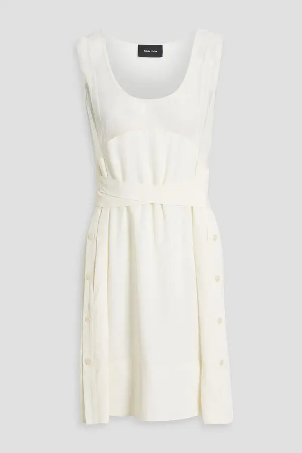 Simone Rocha Mesh-paneled Mini Dress