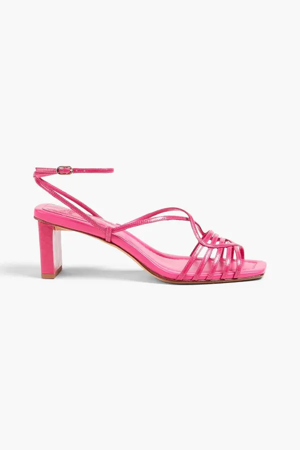 ALEXANDRE BIRMAN Naya 50 Patent-leather Sandals
