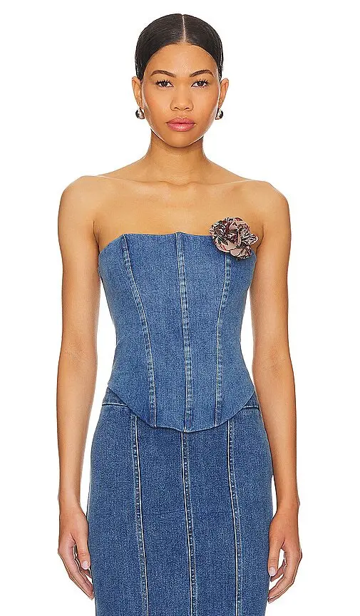 Majorelle Luda Bustier Top
