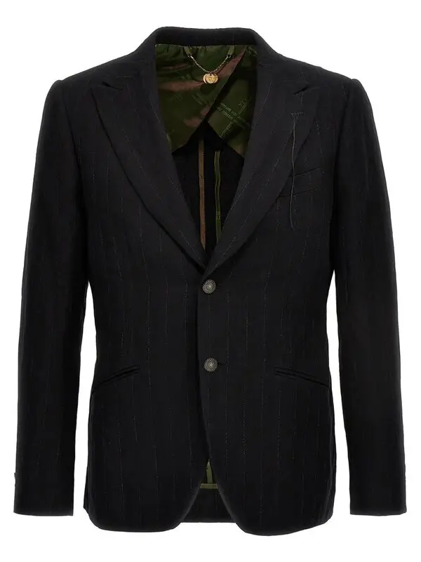 MAURIZIO MIRI Keanu Single-breasted Blazer - Black