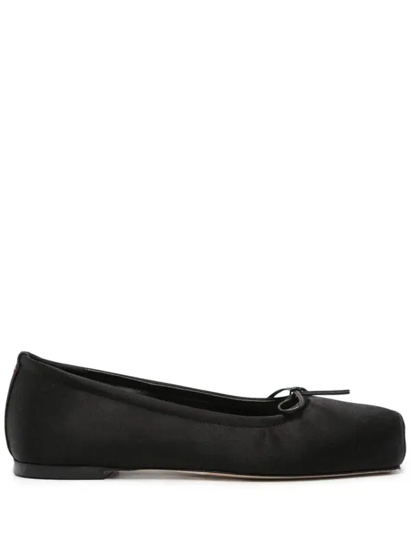 AeydĒ Gabriella Satin Shoes - Black