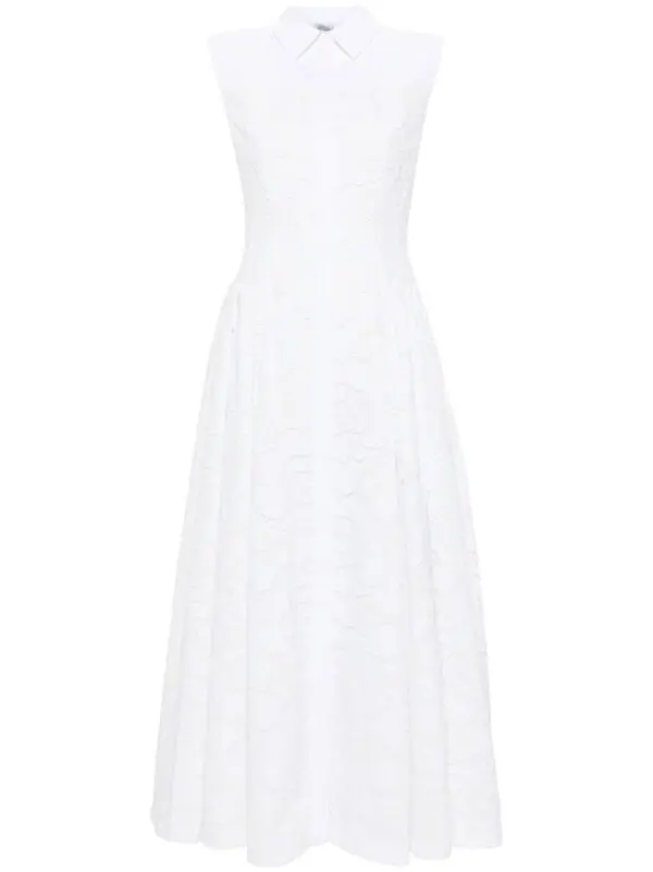 Huishan Zhang Alain Broderie Anglaise Midi Dress