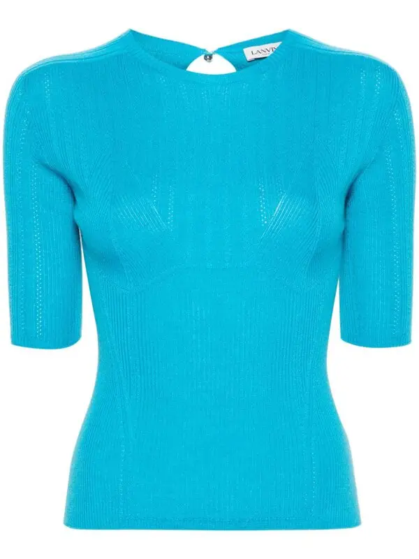 LANVIN Panelled Knitted Top