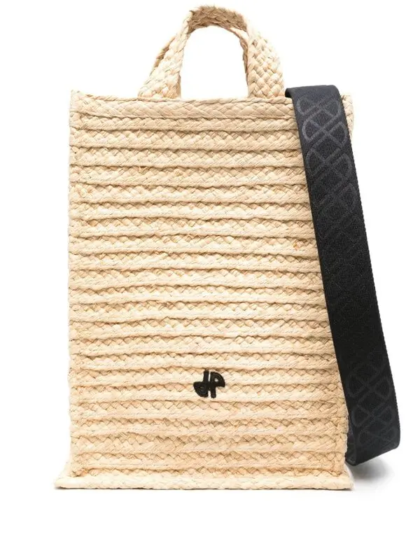 Patou Raffia Tote Bag