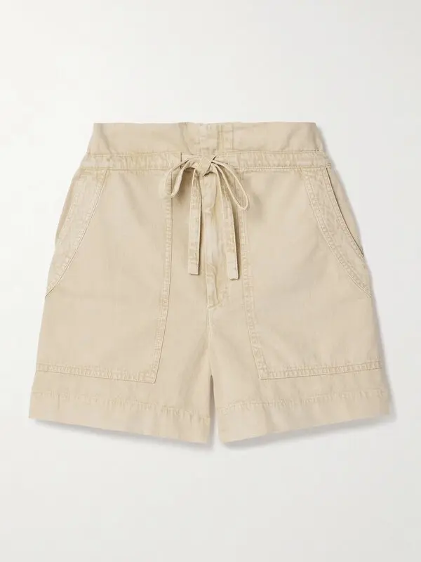 MARANT ETOILE Ipolyte Denim Shorts - Neutrals
