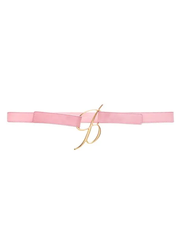 Blumarine Logo-buckle Leather Belt
