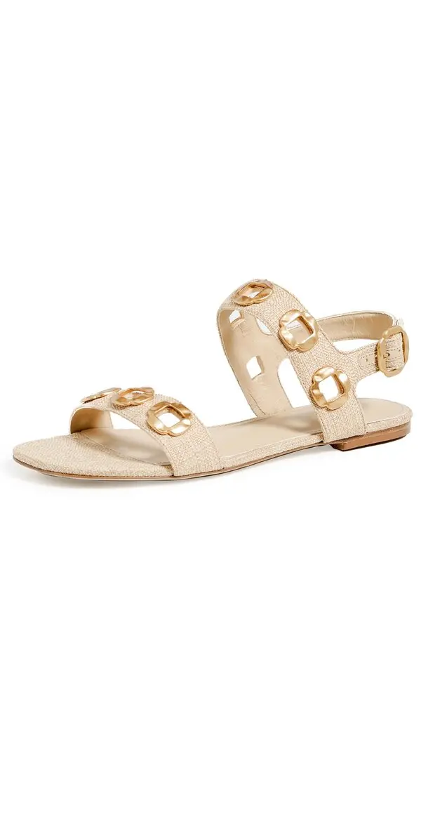 Larroude Milan Flat Sandals