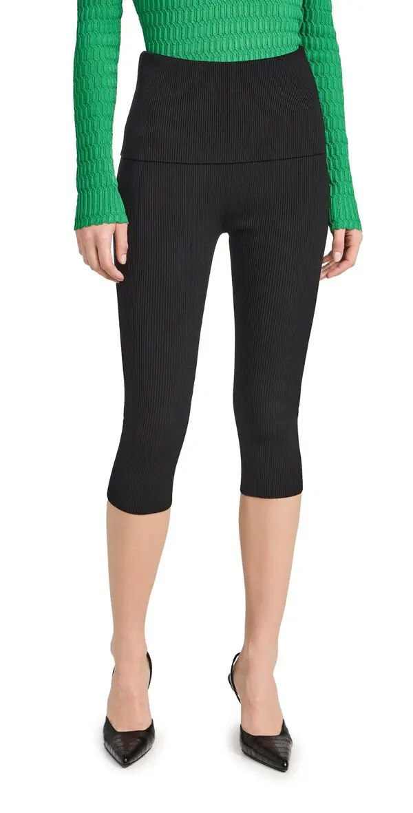 3.1 Phillip Lim Compact Ribbed Capri Pants