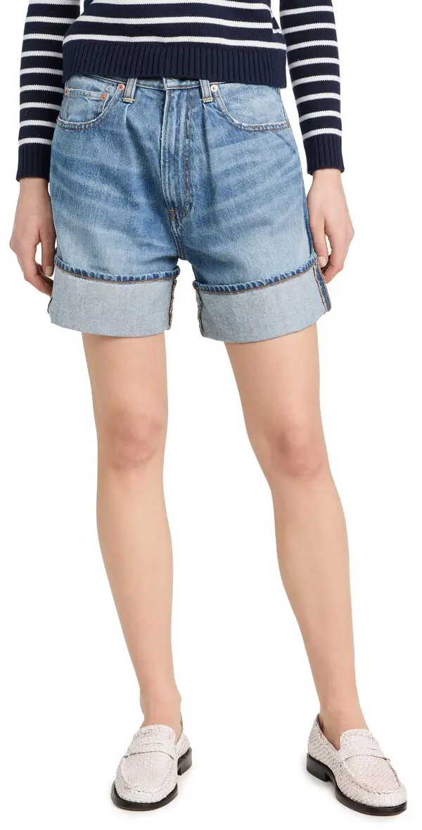 Denimist Brooke Cuffed Denim Shorts