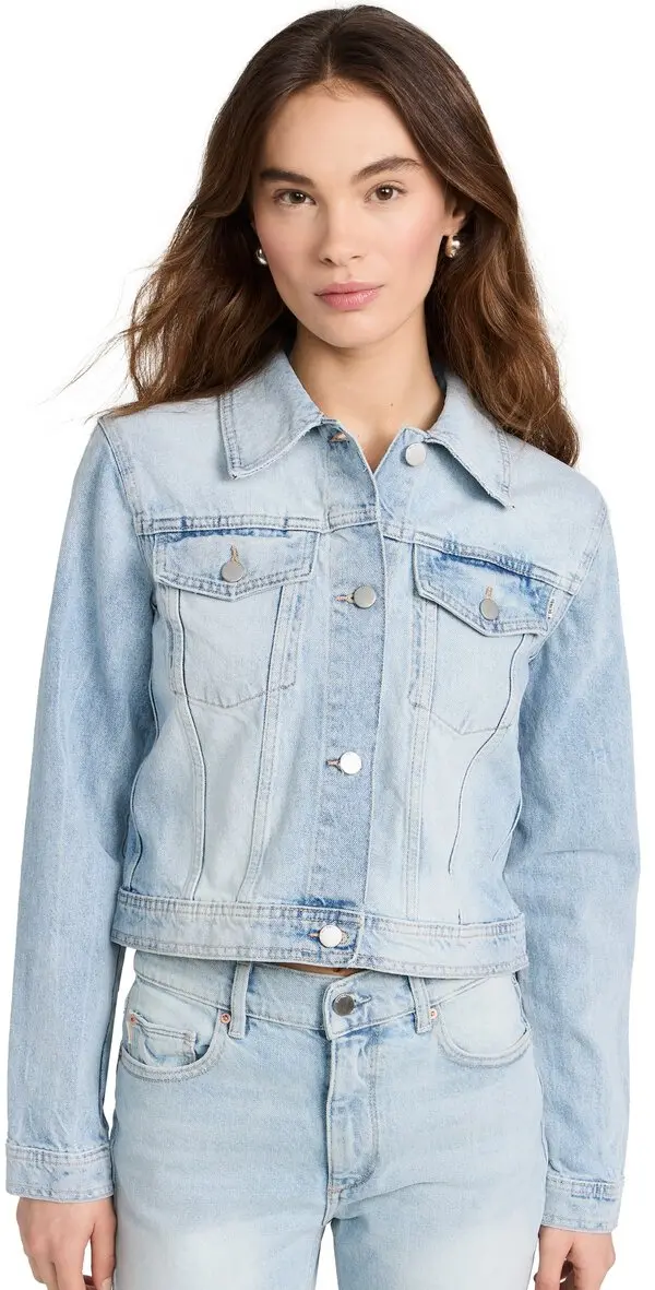 DL1961 Vika Classic Denim Jacket - Fountain (vintage)