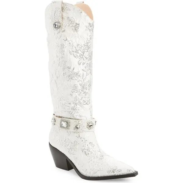 AZALEA WANG Bavani Pointed Toe Western Boot
