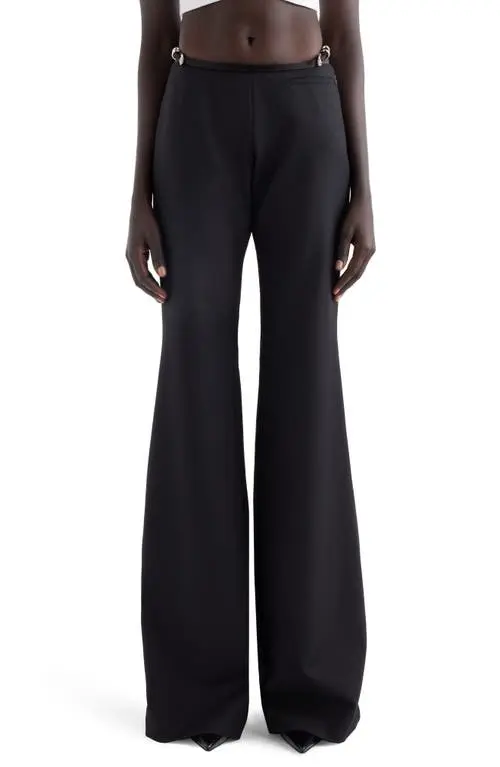 Givenchy Voyou Flare Leg Pants - Black
