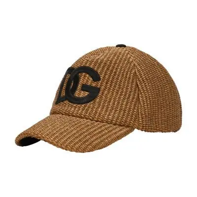 Dolce & Gabbana Trucker Hat With Dg Logo - Beige | Editorialist