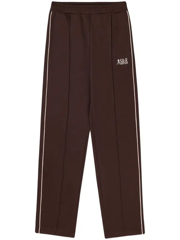 SPORTY & RICH Action Side-stripe Track Pants
