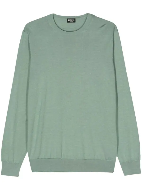 Zegna Fine-knit Jumper - Green