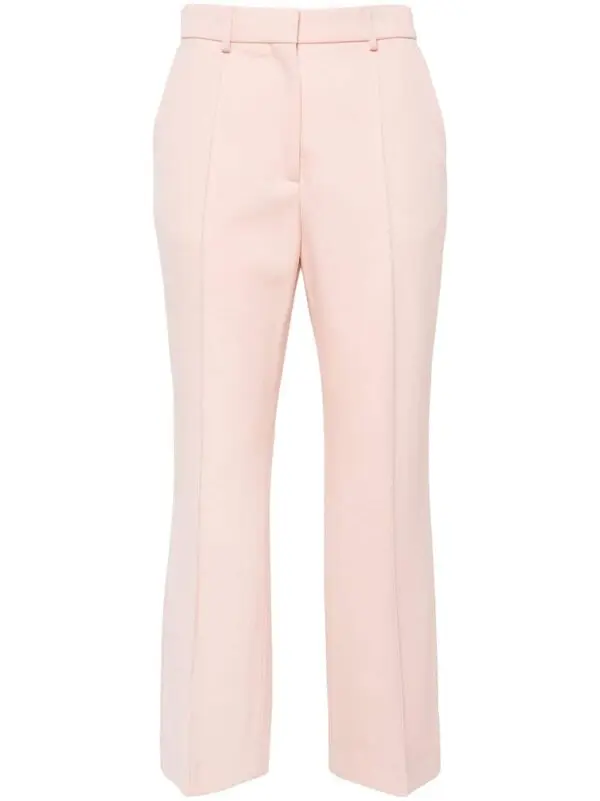 LANVIN Wool Flared Trousers - Pink