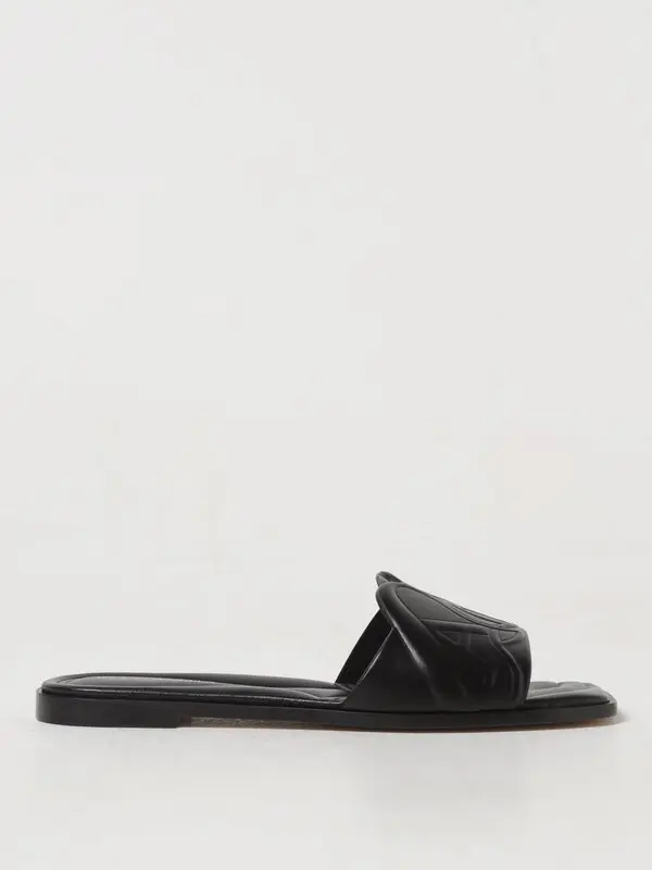 Alexander McQueen Flat Sandal - Black
