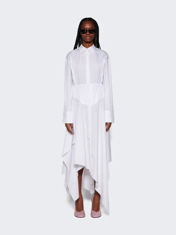 MUGLER Poplin Shirt Dress