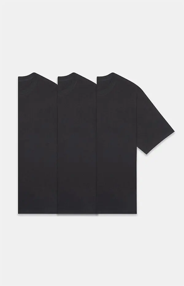 Fear Of God Essentials 3-pack T-shirts - Dark Slate/stretch Limo/black