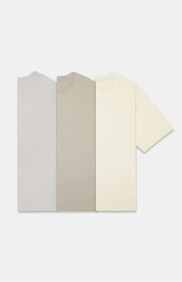 Fear Of God 3-pack T-shirts - Multi/natural