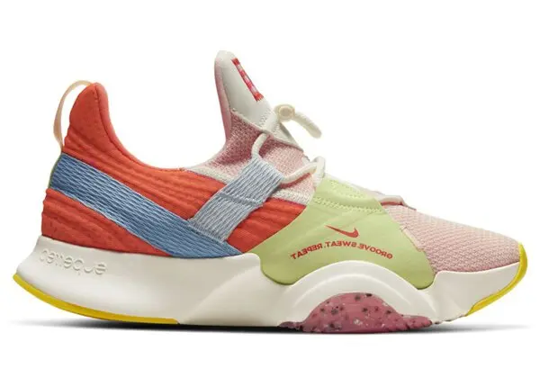 Nike Superrep Groove Sneakers - Orange Pearl/sail/light Voltage Yellow Ii