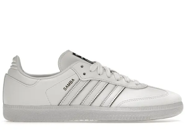 Adidas Samba Vegan Disney Mickey Sneakers - Cloud White/core Black/gold Metallic