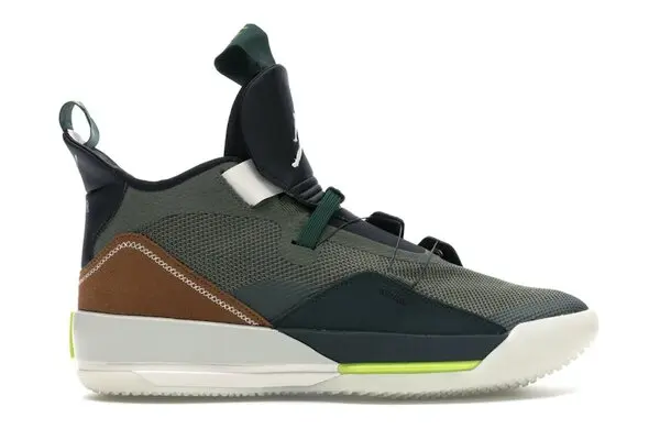 JORDAN Xxxiii Travis Scott Sneakers - Army Olive/black/ale Brown