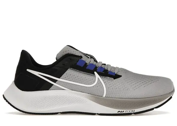 Nike Air Zoom Pegasus 38 - Wolf Grey/black/hyper Royal