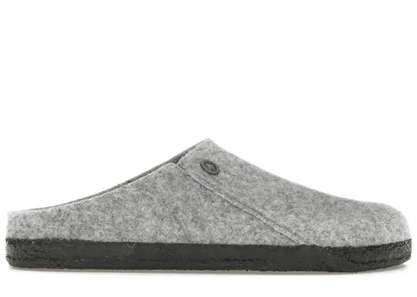 BIRKENSTOCK Zermatt Shearling Wool Felt Clog - Light Gray