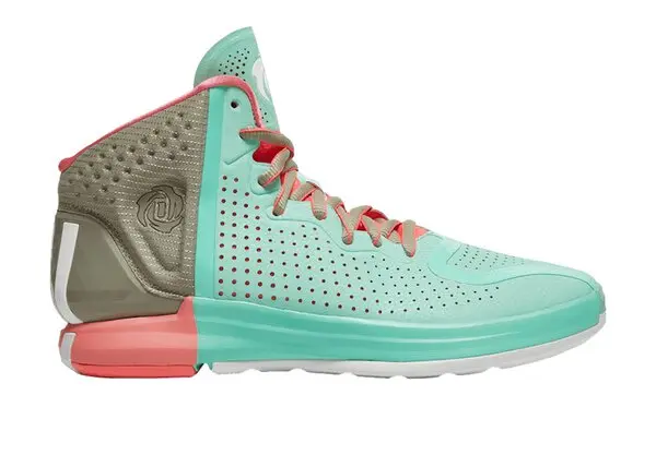 Adidas D Rose 4 Restomod Boardwalk Sneakers - Prism Mint/cloud White/red Zest