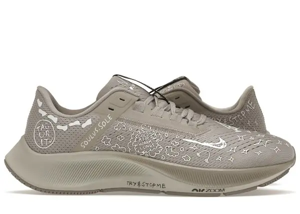 Nike Zoom Pegasus 38 Nb Nathan Bell Sneakers - College Grey/white/light Bone