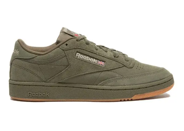REEBOK Club C 85 Sneakers - Army Green/modern Beige/gum