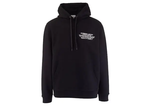 Burberry Location 3d Logo Hoodie