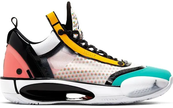 JORDAN Xxxiv Low Guo Ailun Pop Art Sneakers - White